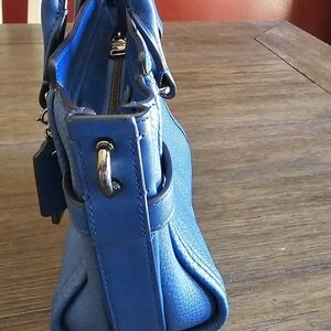 Coach | Bags | Coach Small Blue Purse | Poshmark